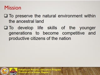 ipedprogram_launion_2022_mbp.- sa mga IPED implementing schoolspptx | PPT