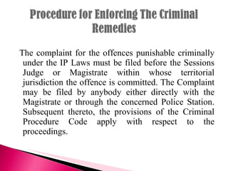 Ip enforcement | PPT