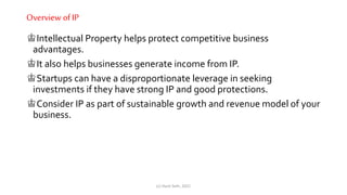 Intellectual Property (IP) Enforcement for Entrepreneurs | PPTX