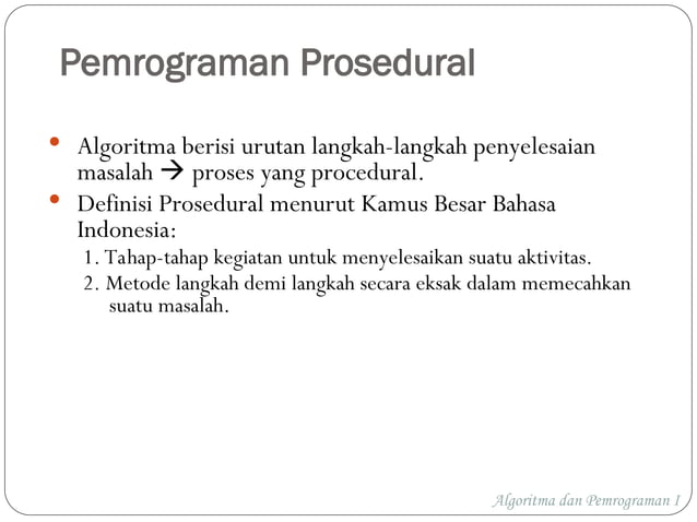 MODUL 1 PENGANTAR CODING - PENGANTAR ALGORITMA | PPT