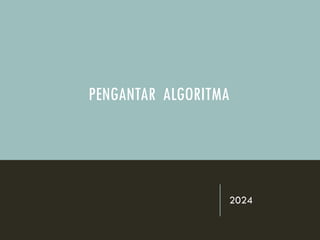 BELAJAR PENGANTAR ALGORITMA DAN STRUKTUR DATA | PPT
