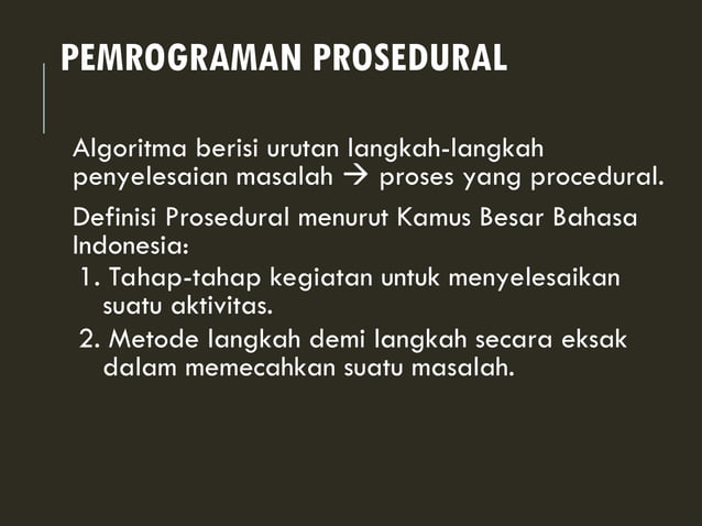 BELAJAR PENGANTAR ALGORITMA DAN STRUKTUR DATA | PPT