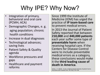 Interprofessional Education and Practice: Nuts and Bolts for Teaching ...