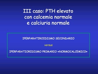 IPERPARATIROIDISMO PRIMARIO: dalla diagnosi alla terapia | PDF