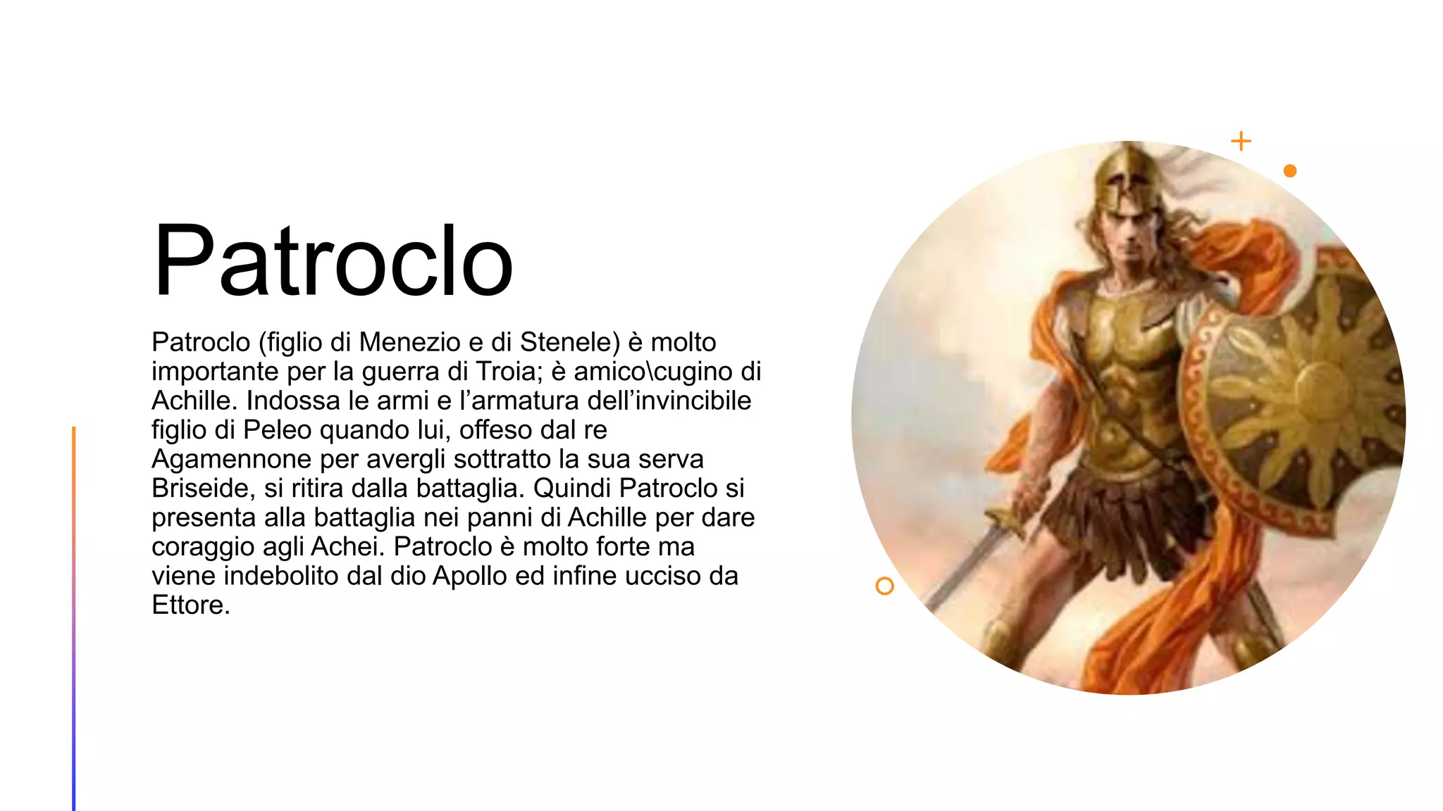 I personaggi dell'Iliade | PPT