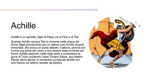 I personaggi dell'Iliade | PPT