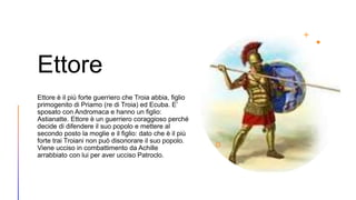 I personaggi dell'Iliade | PPTX