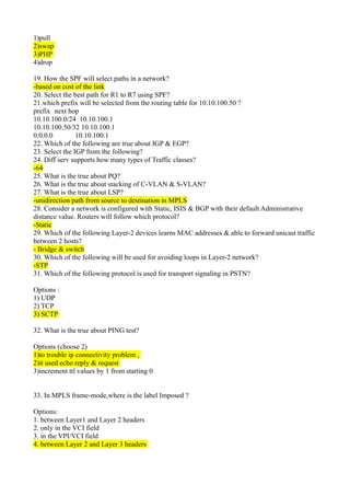 Ip essential with answers | PDF