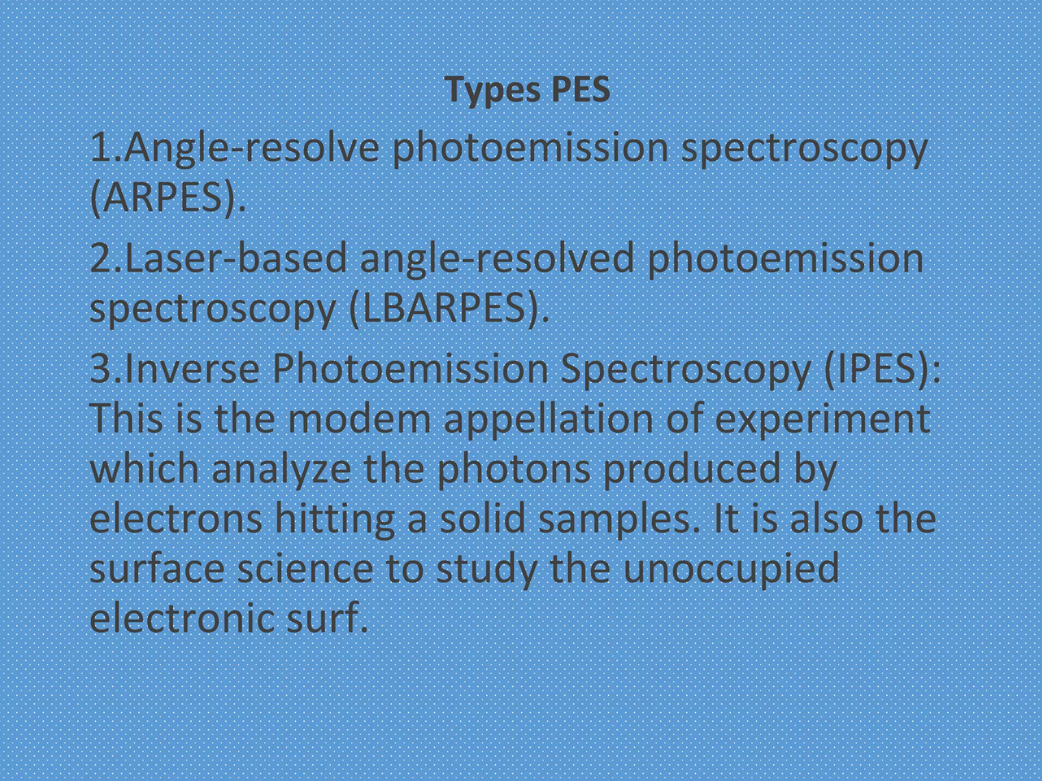 Ipes spectroscopy | PPT