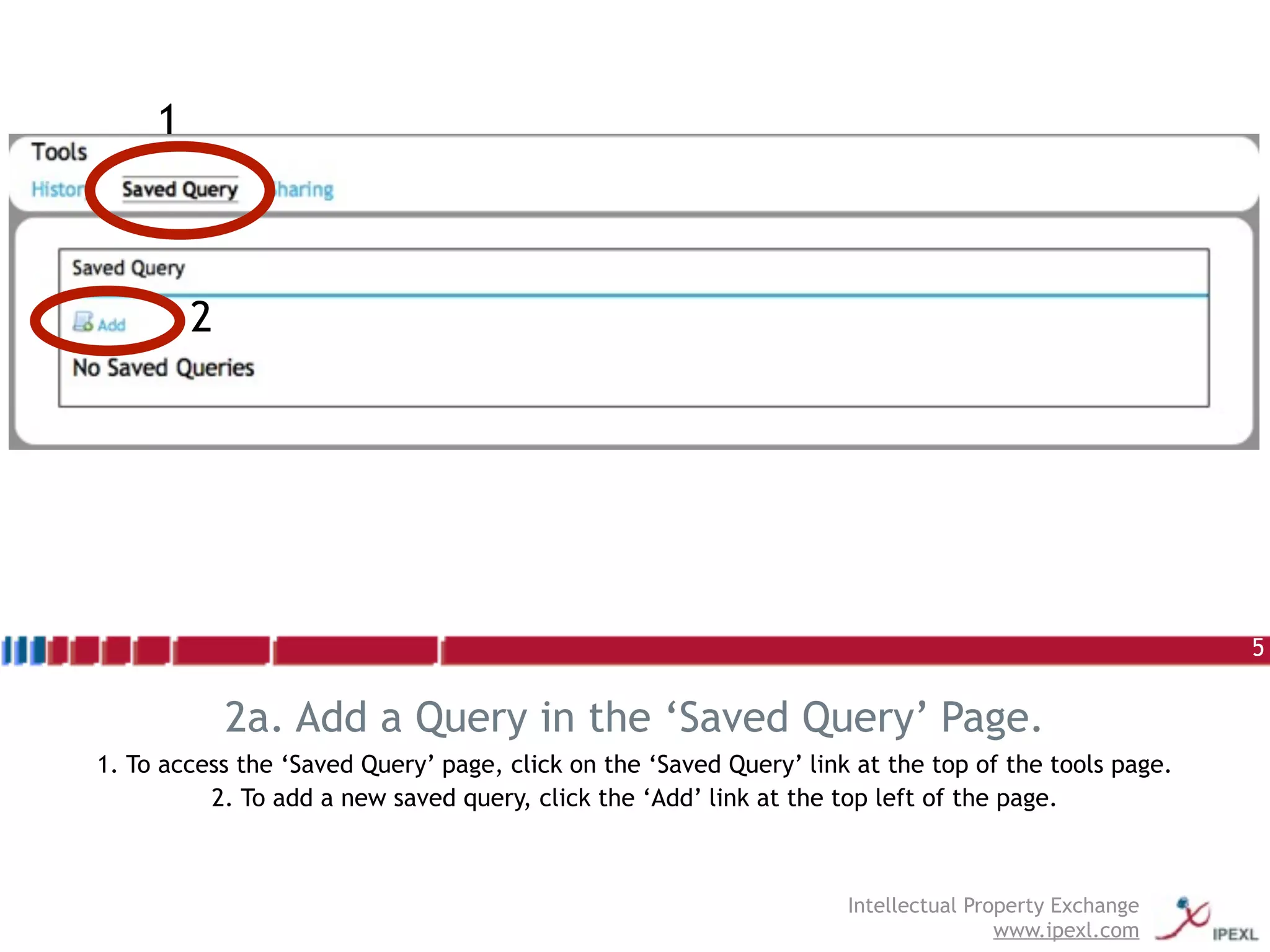 Ipexl tutorial. Using the saved query tool | PPT