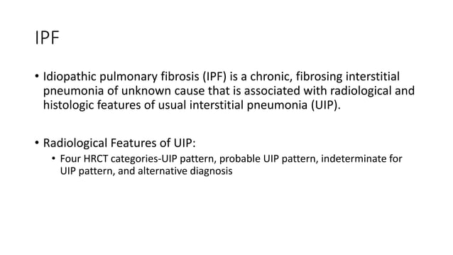 IPF AND PROGRESSIVE PULMONARY FIBROSIS 2022UPDATE(ATS.pptx | Lung and ...