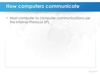 How Computers Communicate, Internet Protocols (IP) and Firewalls | PPTX | Computer Networking ...