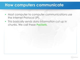 How Computers Communicate, Internet Protocols (IP) and Firewalls | PPTX | Computer Networking ...