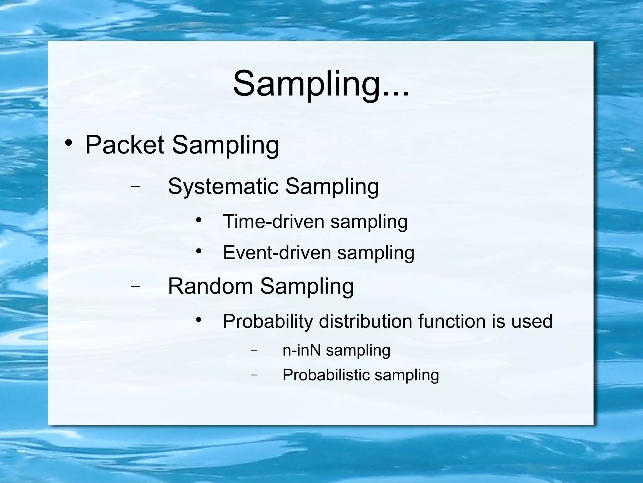 IP flow based intrusion detection | PPT IP flow based intrusion detection | PPT