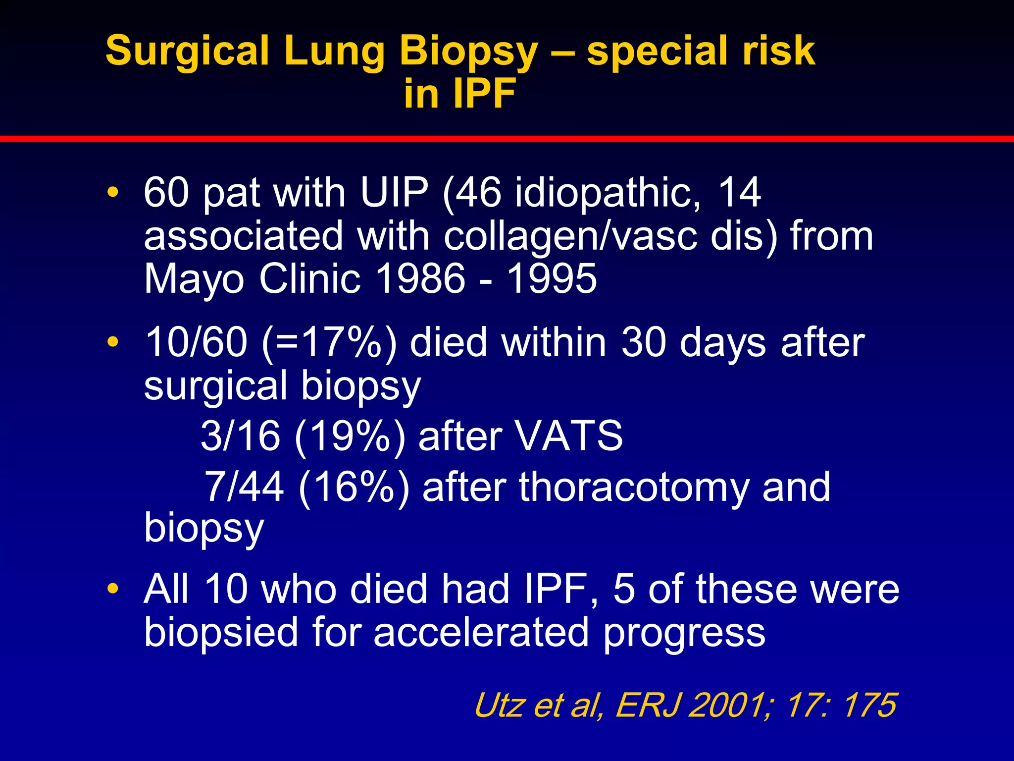 Ipf or non ipf interstitial lung diseases | PDF | Lung and Respiratory ...