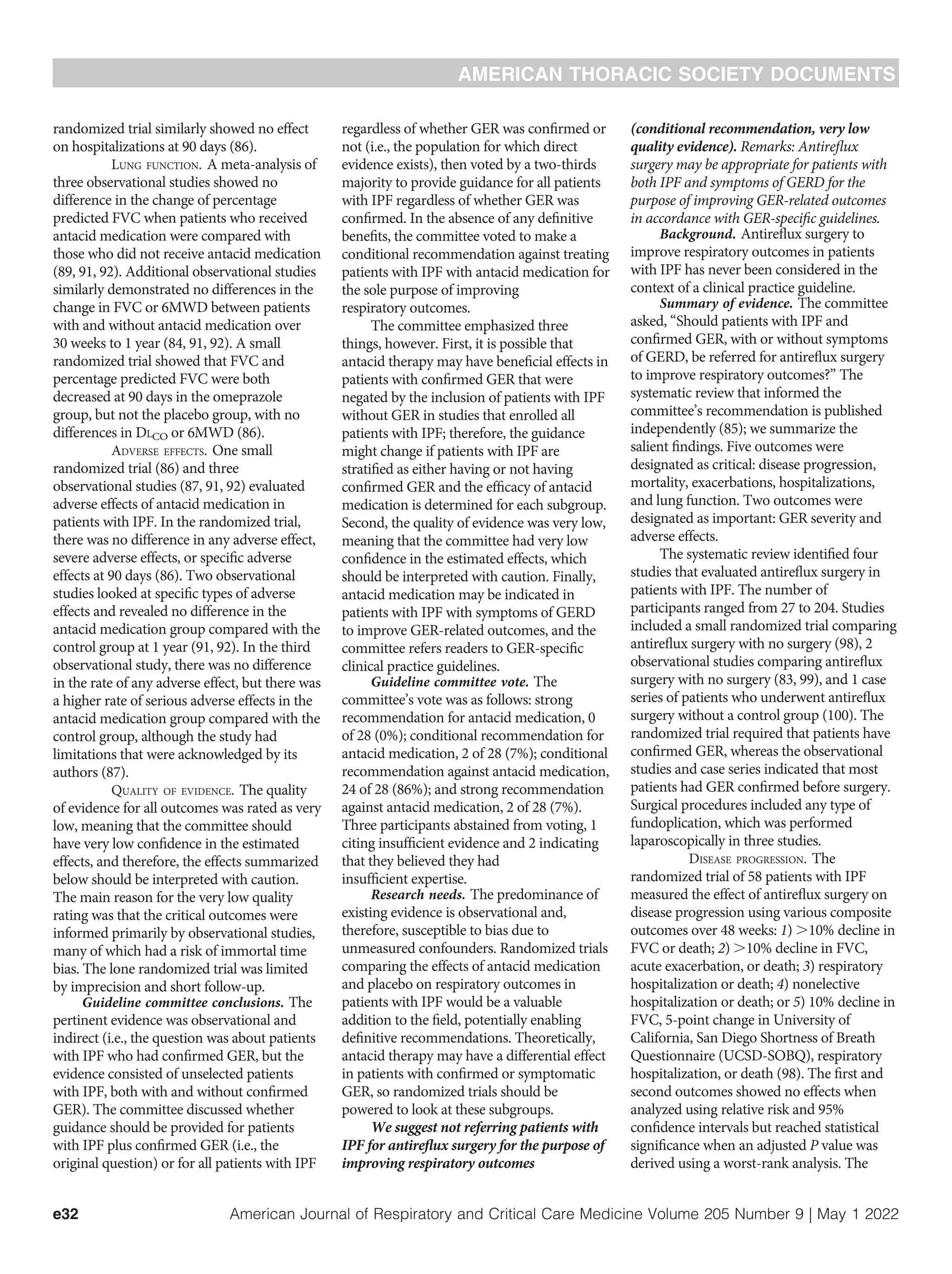 IPF & Progressive Pulmonary Fibrosis in Adult ATS ERS JRS Clinical ...