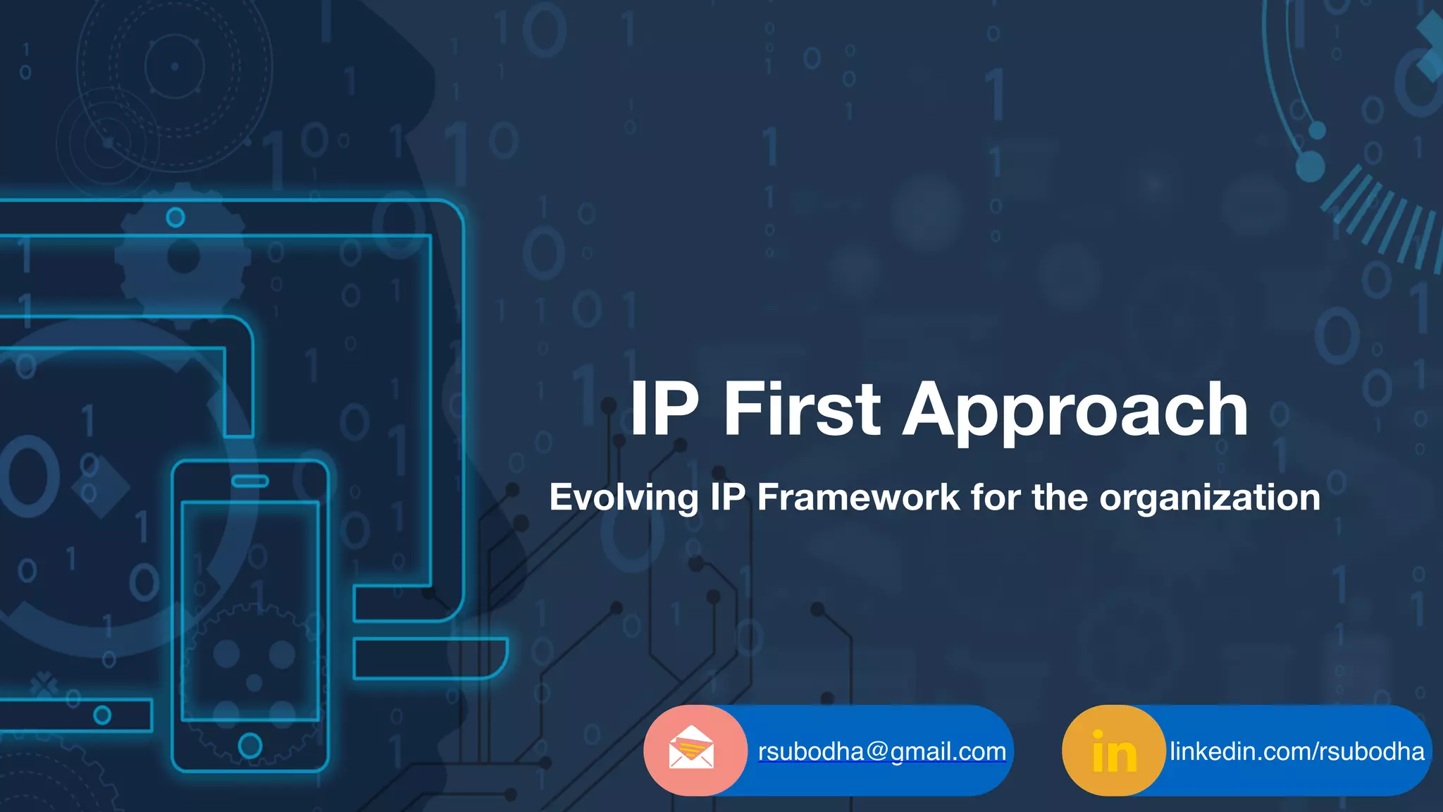 Setting up an IP Framework for an organization | PDF
