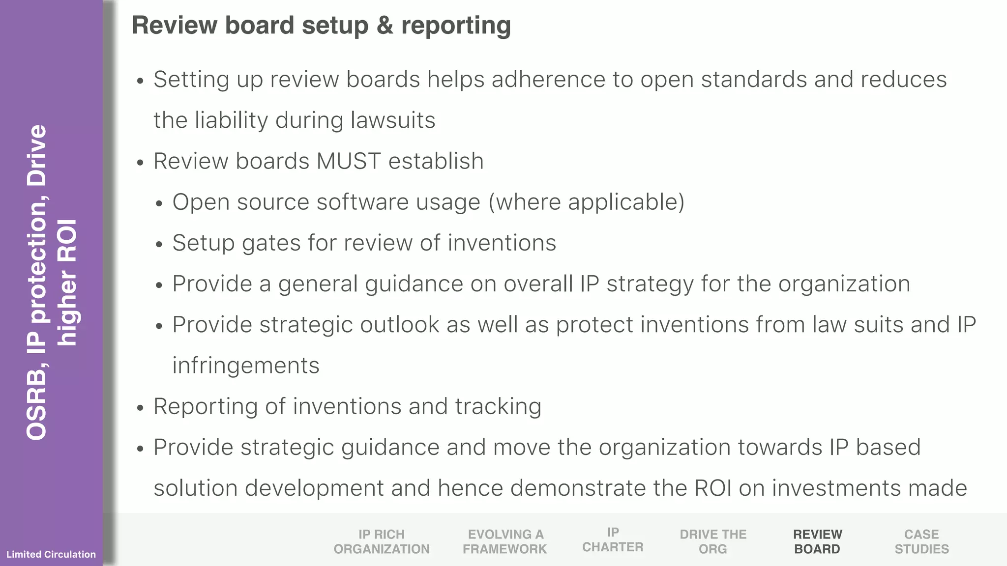 Setting up an IP Framework for an organization | PDF
