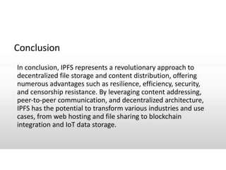 ipfs interplanetary file system computer science | PPT