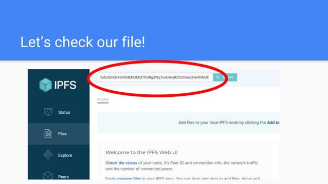 Distributed Storage with IPFS and Python! | PPT