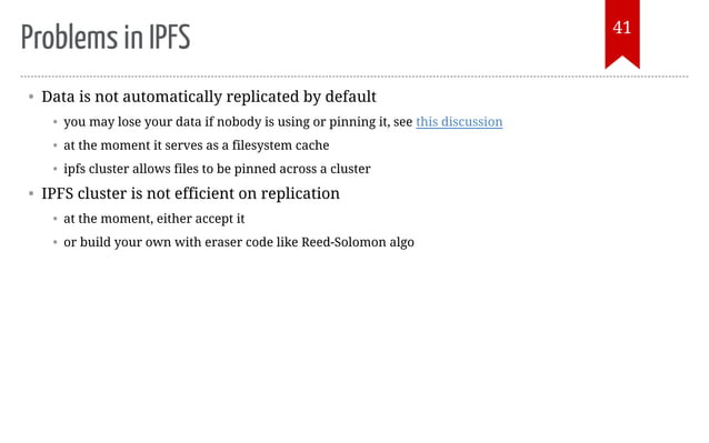 IPFS: A Whole New World | PPT