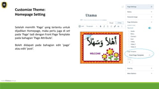 Membina Laman Web dengan WordPress | PPT