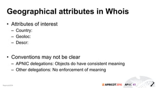 IP based Geolocation and Whois database | PPT