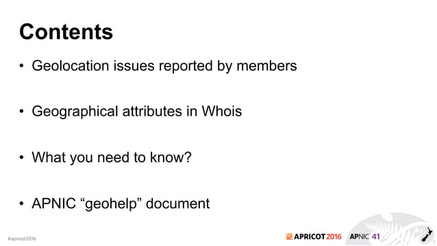 IP based Geolocation and Whois database | PPT