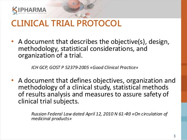 Clinical trial protocol: strategy for success