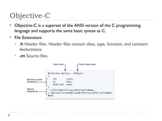 Introduction to Progamming Applications for the iPhone | PPT