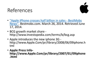 iPhone - PLC and BCG | PPTX