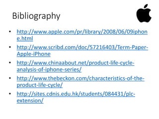 iPhone - PLC and BCG | PPTX