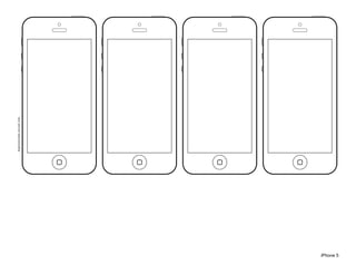 Paper Iphone 5 Template