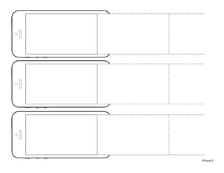 Iphone 5 Wireframe Template