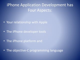 iPhone application development in India | PPT