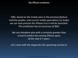 The iPhone Evolution | PPTX