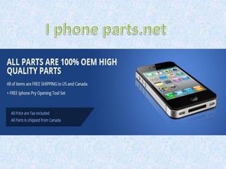 Iphone parts | PPTX