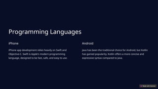 Comparing iPhone and Android App Development: Pros, Cons, and ...