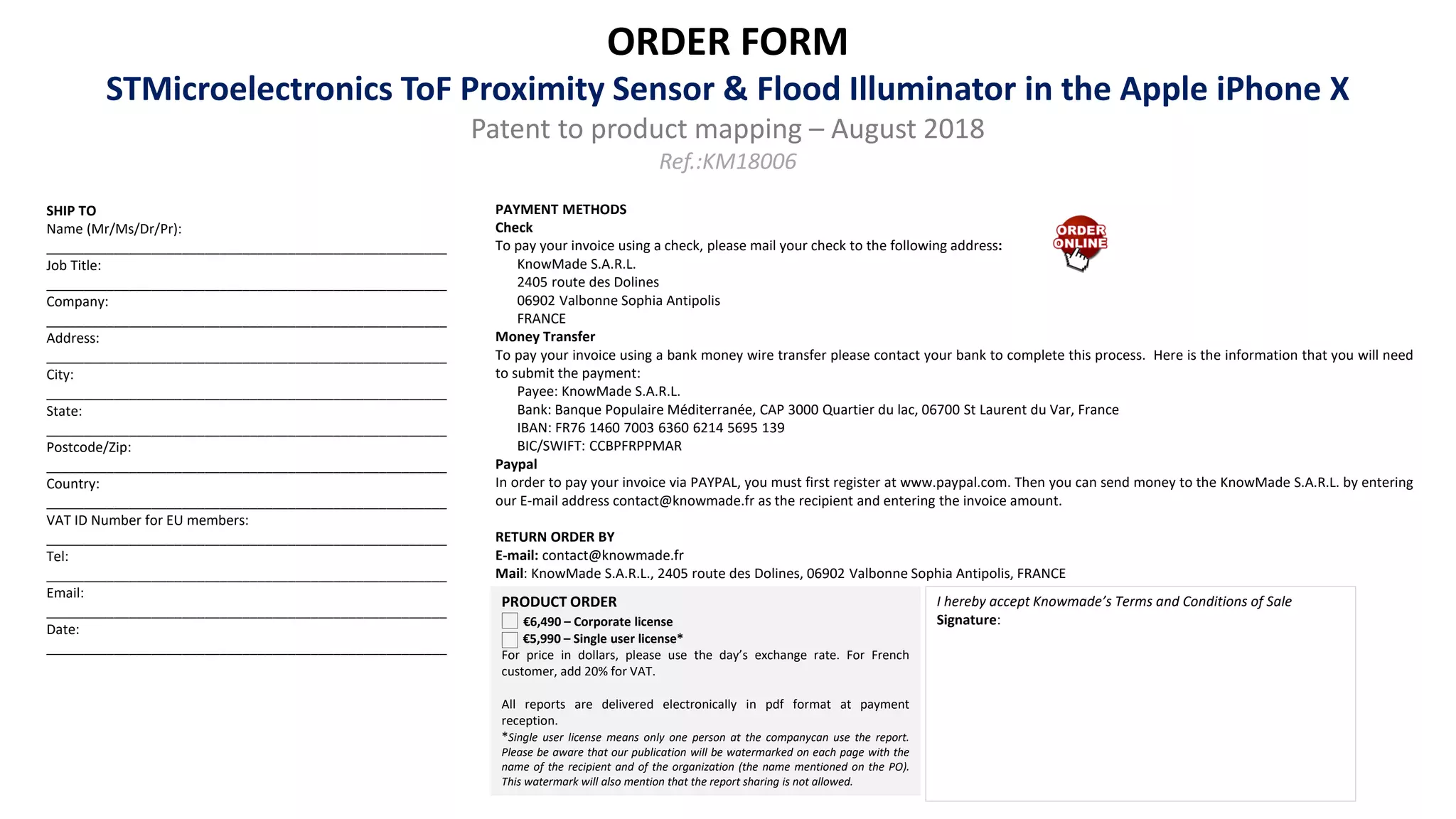 I phone X proximity sensor and food illuminator patent to product ...