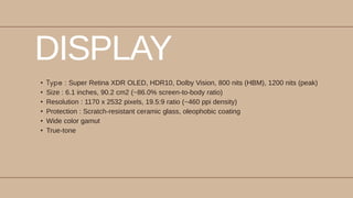 IPhone 13 specifications.pptx