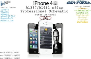 iphone 4s full Schematic Diagram | PDF