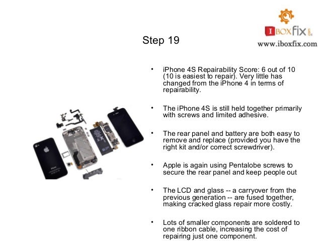 Iphone 4s teardown Presentation