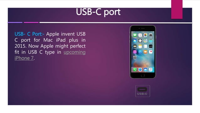 iPhone 7 Overview with Features | PPT