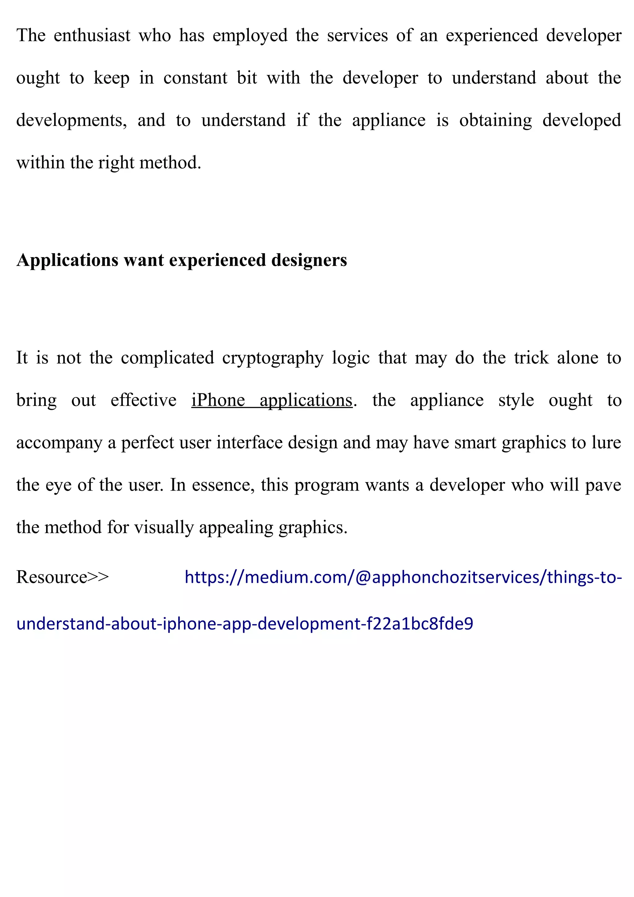 I phone app development | PDF