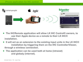 iPhone application for IHC control® af Jesper Plass og Mark Folkenberg ...