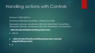 iOS Development (Part 1) | PPT