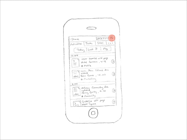 iPhone Paper Prototype - User Story Nine | PPT