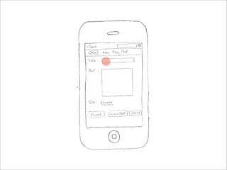 iPhone Paper Prototype - User Story Three | PPT