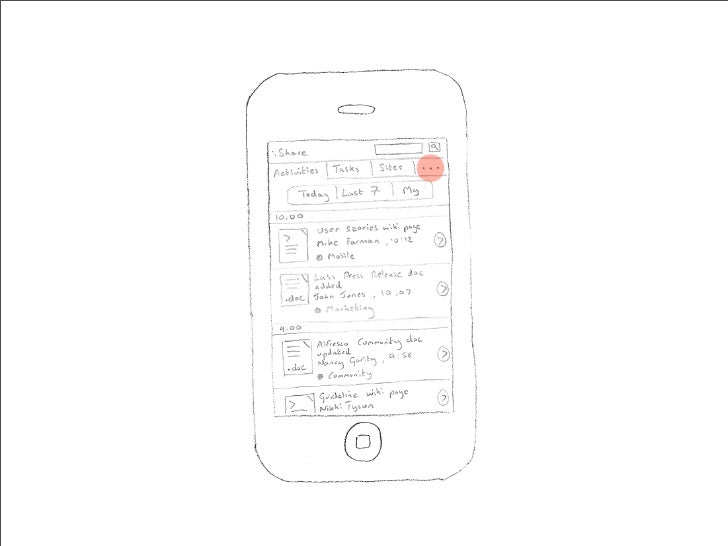 iPhone Paper Prototype - User Story Three