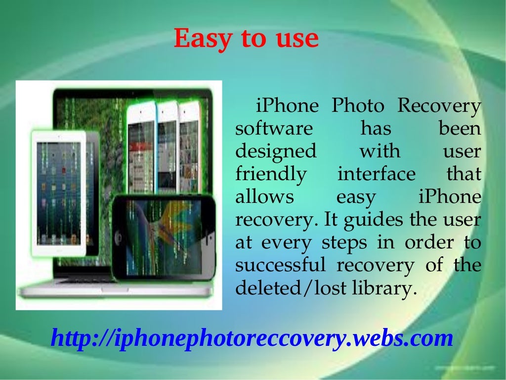 IPhone Recovery Photo